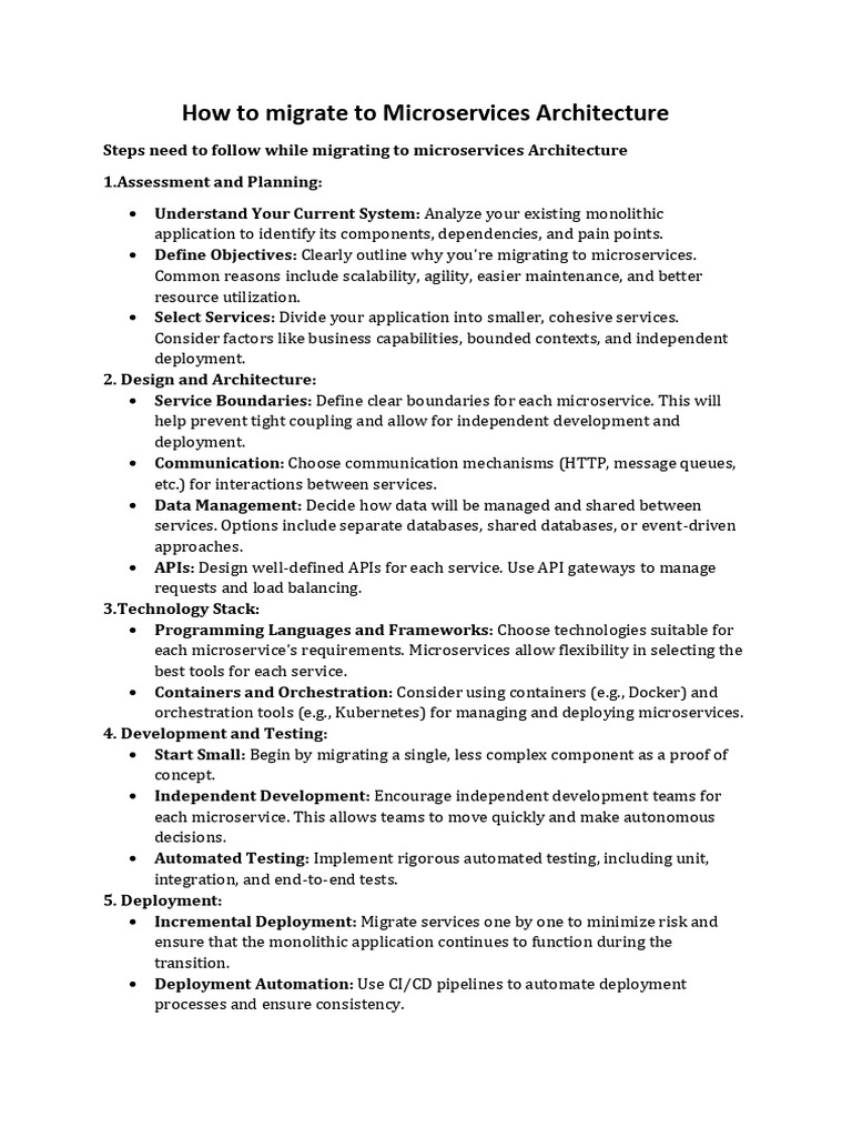 Microservices Architecture | PDF | Computing | Information Technology