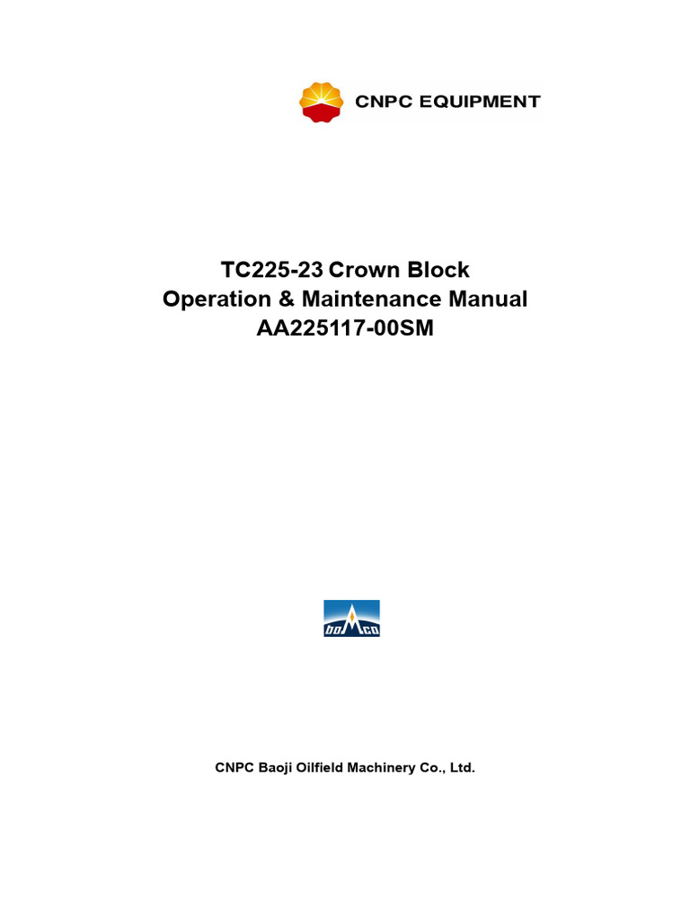 Bloque Corona CNPC | PDF | Bearing (Mechanical) | Screw