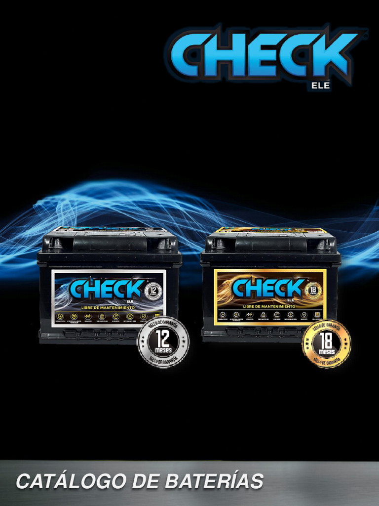 CATALOGO Baterias Check | PDF | Entorno natural | Coche