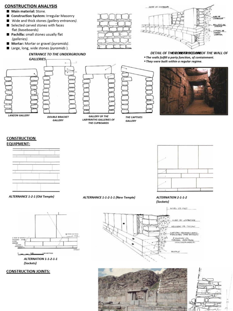 Construction Analysis of Stone Structures | PDF