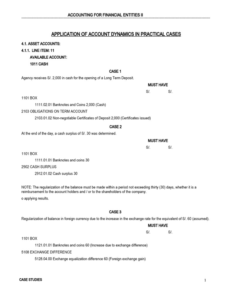 Practical Cases | PDF | Loans | Fixed Asset