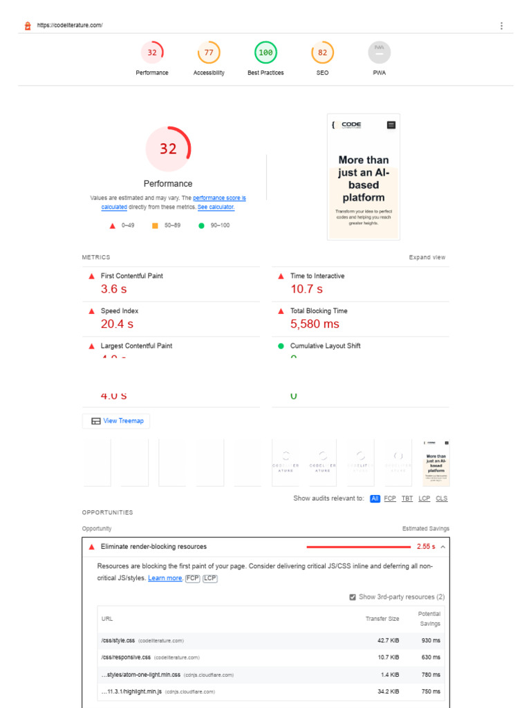 01 Codeliterature Page Audit Report | PDF | Hypertext | Computing