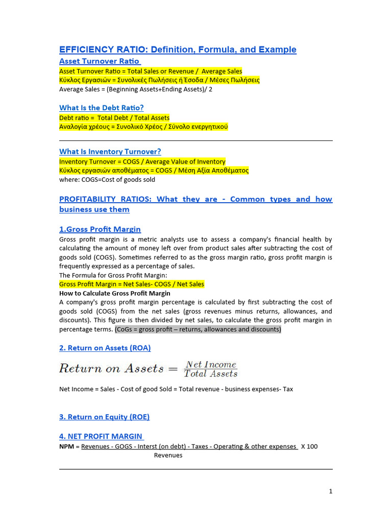 Financial Competency Study - SN | PDF | Debits And Credits | Gross Margin