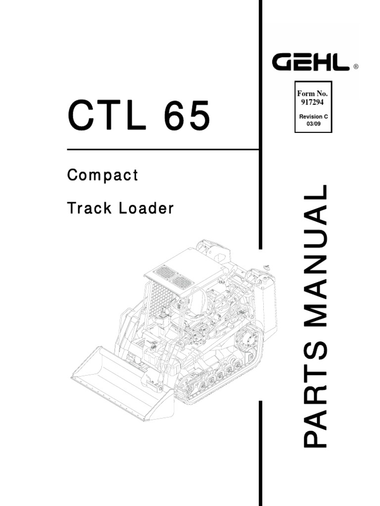 CTL65 Parts Manual | PDF | Piston | Mechanical Engineering