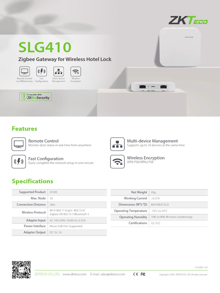 SLG410 Leaflet 20210129 | PDF