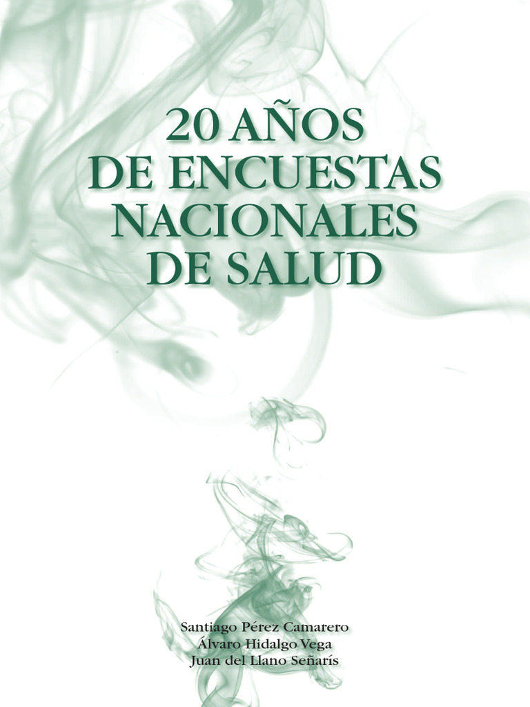 20 Anyos Encuestas Nacionales Salud | PDF | Salud pública | Obesidad 20 Anyos Encuestas Nacionales Salud | PDF | Salud pública | Obesidad