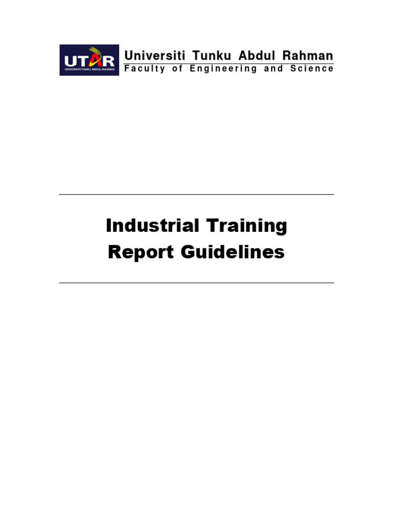 Industrial Report Guidelines Engineering | PDF