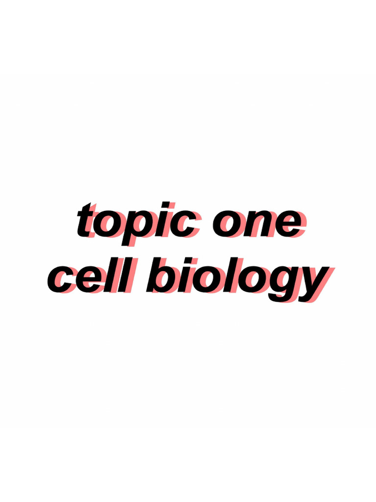 (Almost) Every Single Bio Diagram You Need To Draw | PDF