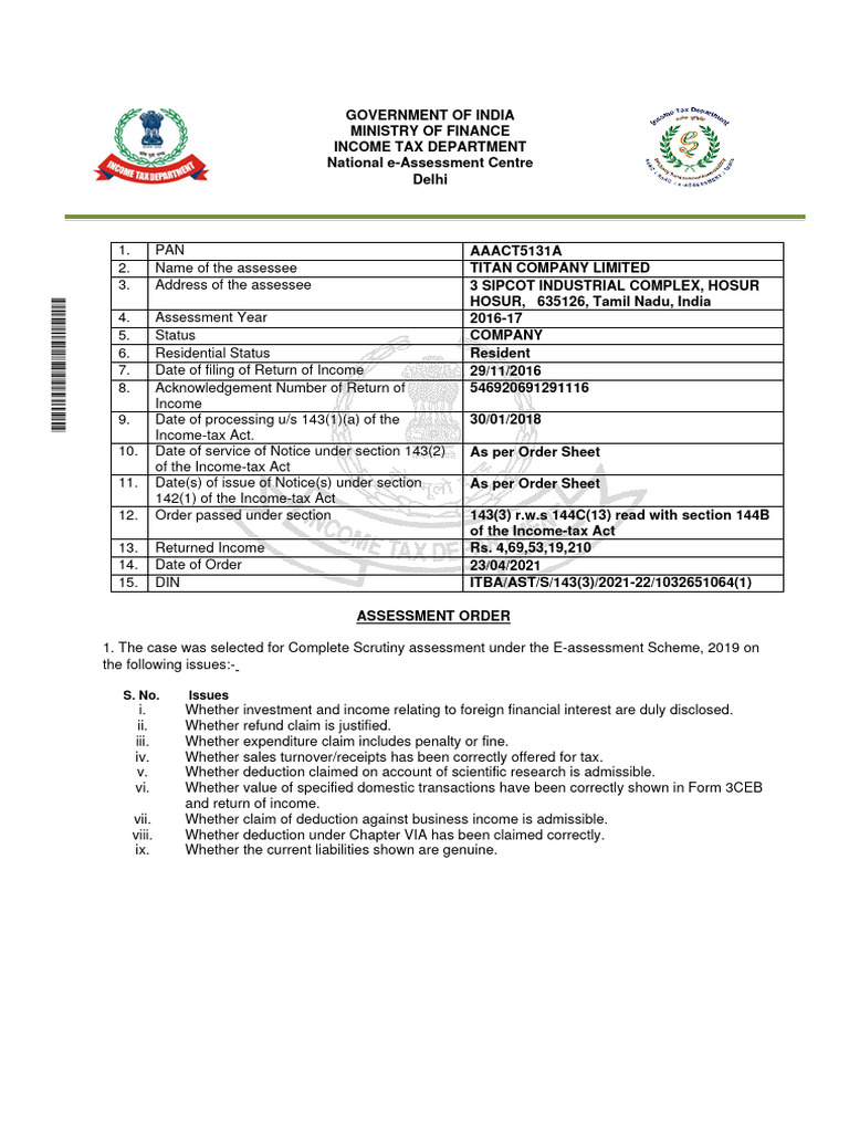 3a TCL - AO - 143 3 - AY 2016 17 | PDF