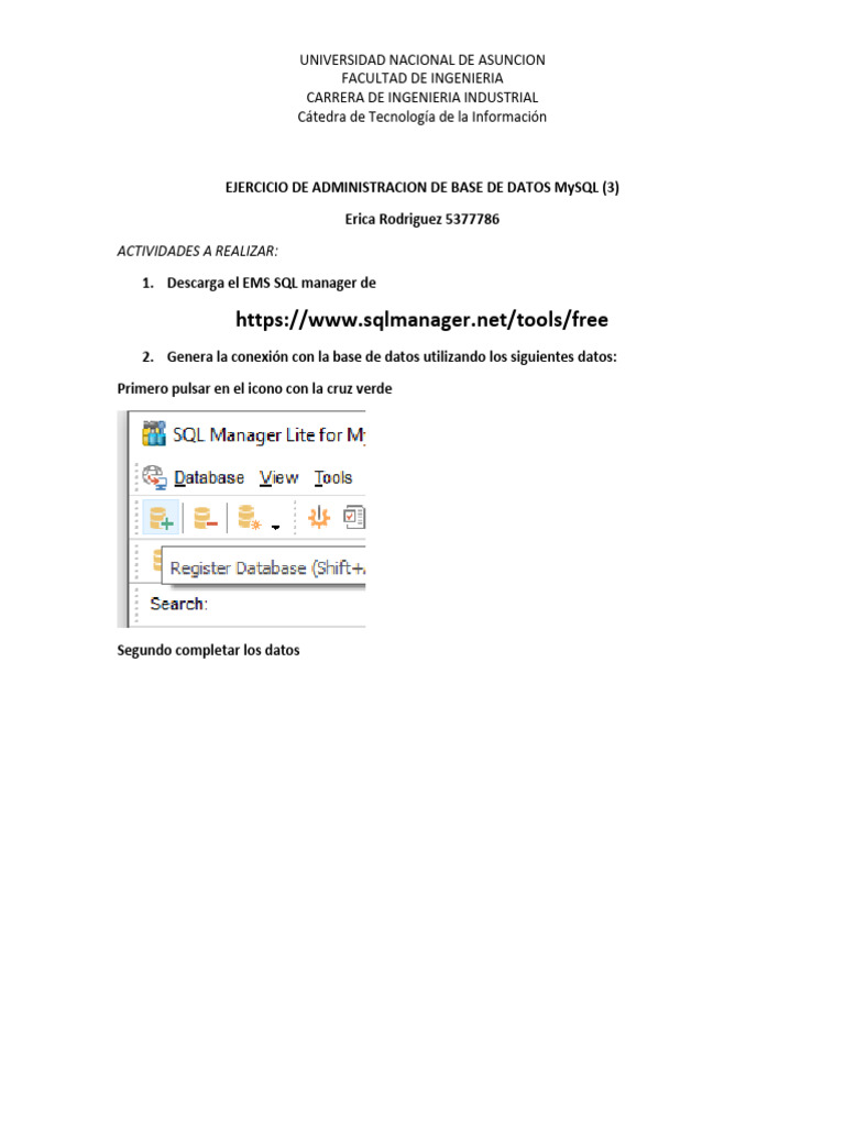 Ejercicio SQL2 | PDF | SQL | Bases de datos