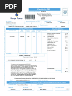 Kenya Power Utility Bill Template | PDF