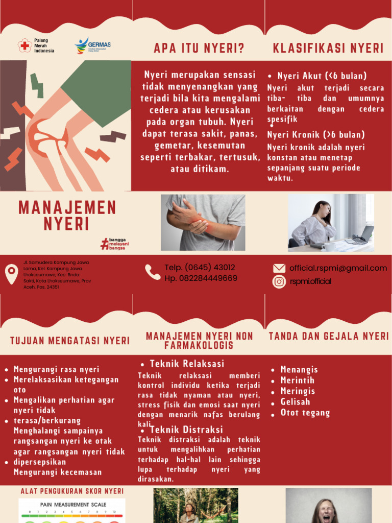 Leaflet Manajemen Nyeri PDF | PDF