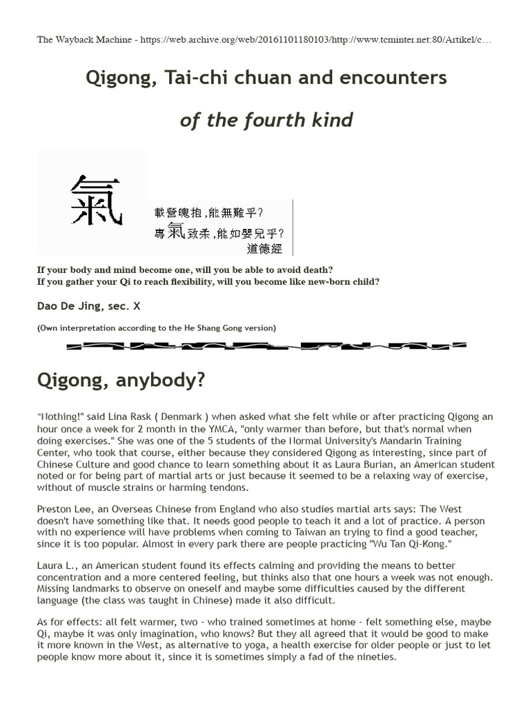 What Is QI | PDF | Qi | Qigong