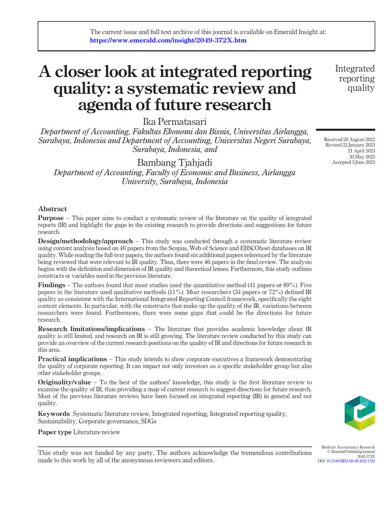 IK-2-A Closer Look at Integrated Reporting | PDF | Governance ...