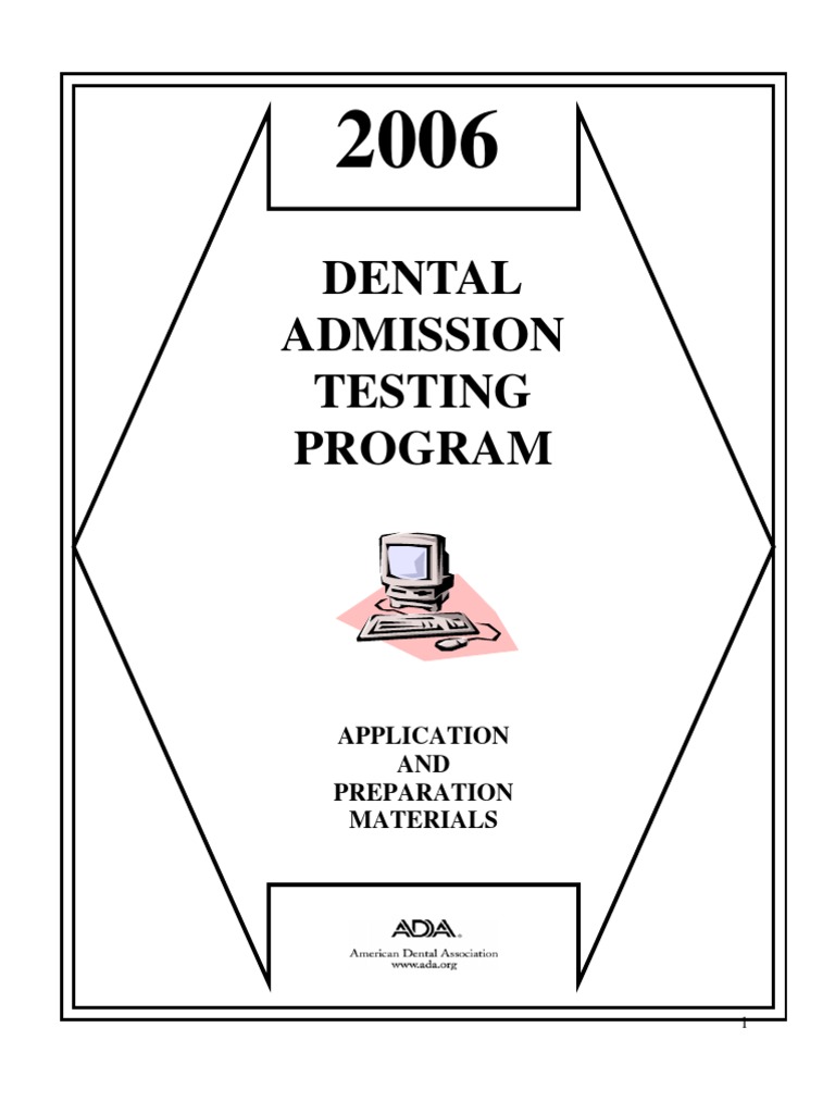 Dat Candidate Sample Test | PDF | Test (Assessment) | Data Collection