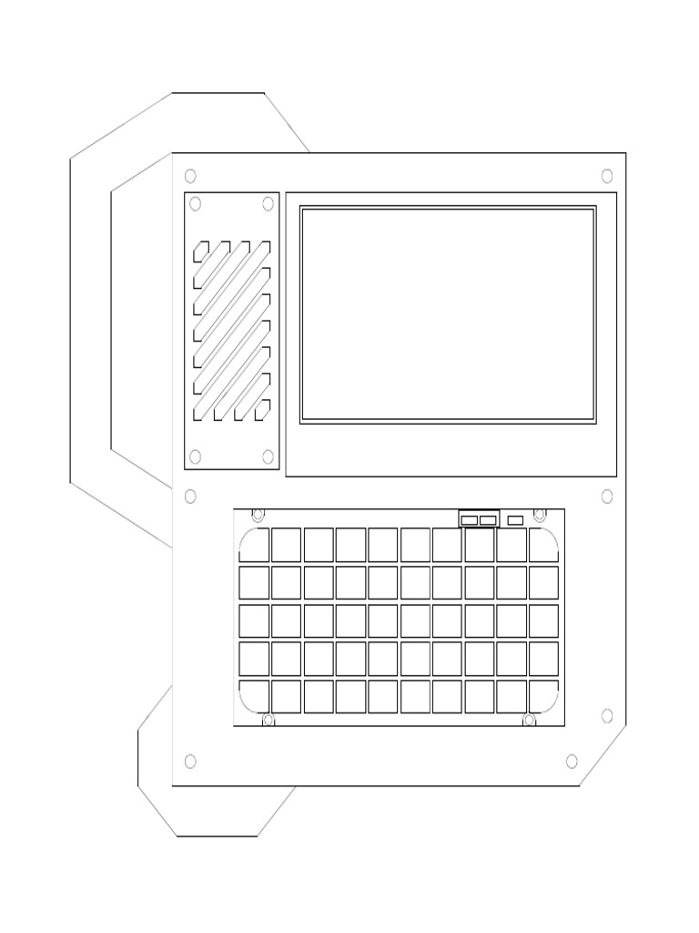 Cyberdeck Front Plate | PDF