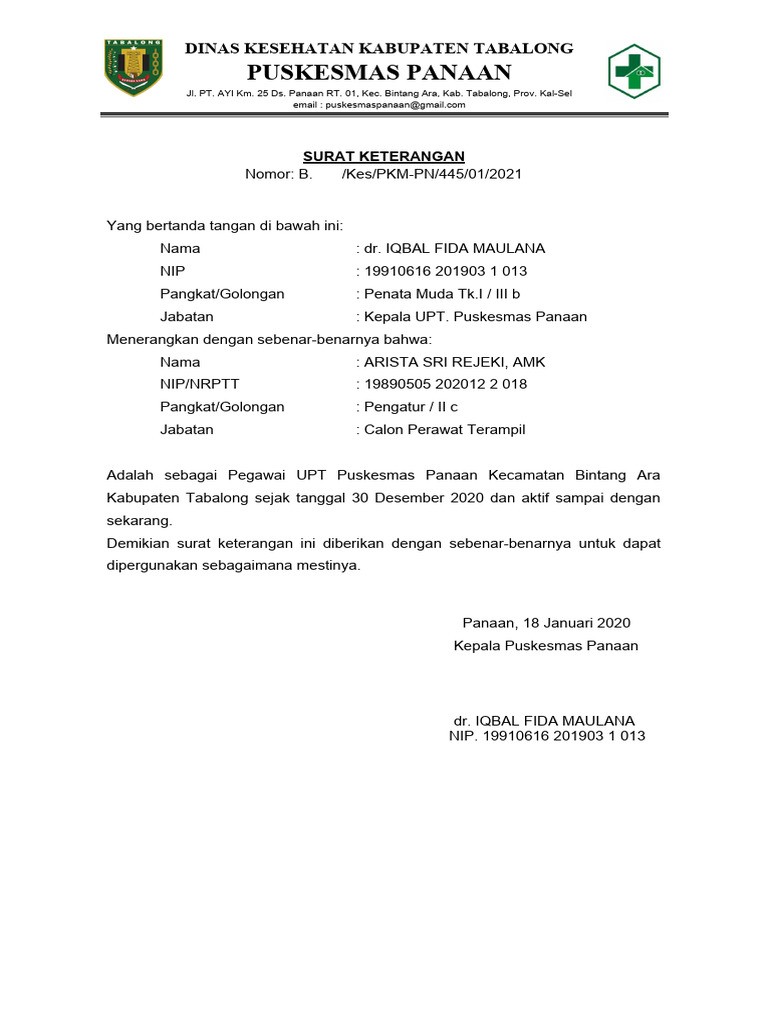 Rekomendasi Surat Pengantar Sik Sip-1 | PDF