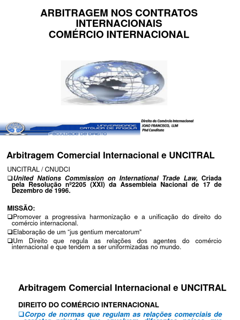 Arbitragem Nos Contratos Internacionais | PDF Arbitragem Nos Contratos Internacionais | PDF