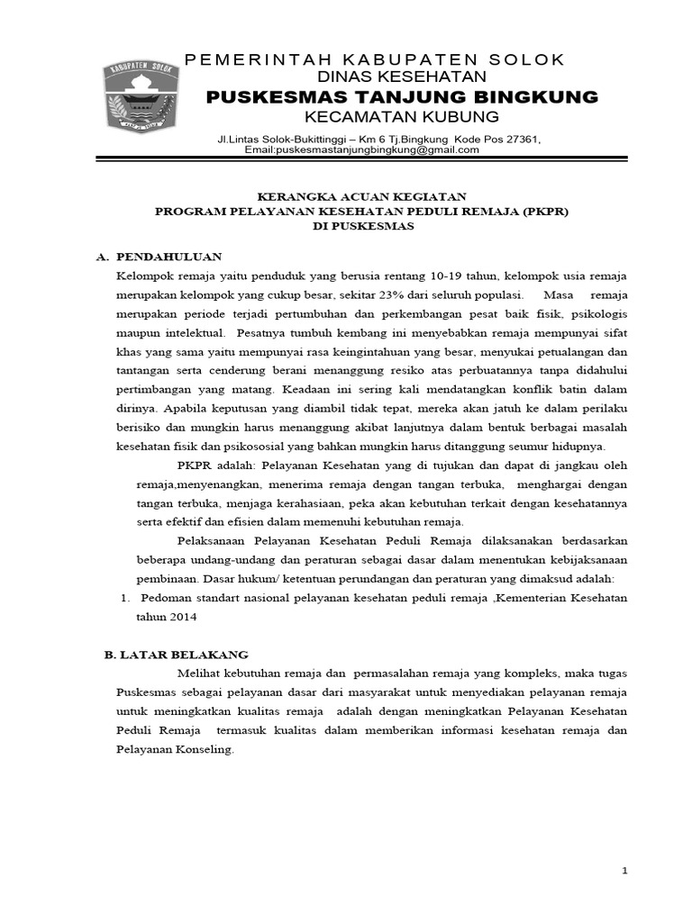 Kak PKPR 2023 | PDF | Karier & Perkembangan