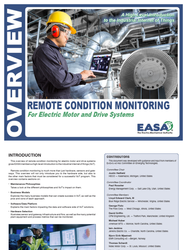 Easa Remoteconditionmonitoringoverview 0622 Pdf Computing Computer Engineering