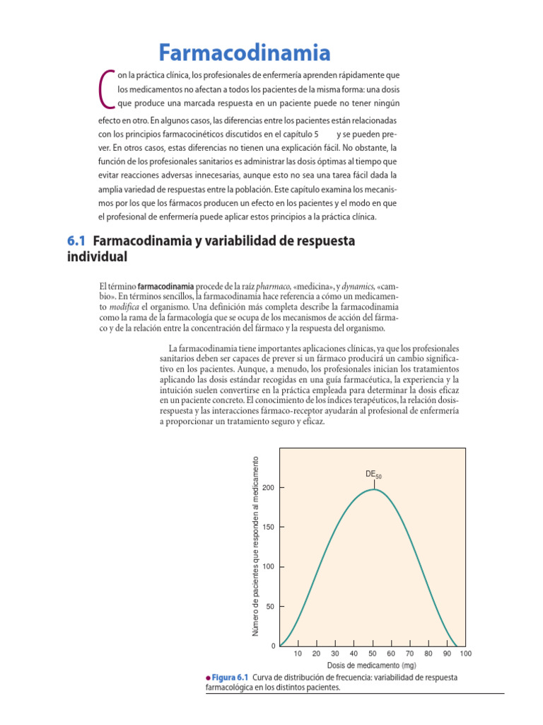 Farmacodinamia | PDF | Receptor (Bioquímica) | Medicamentos con receta