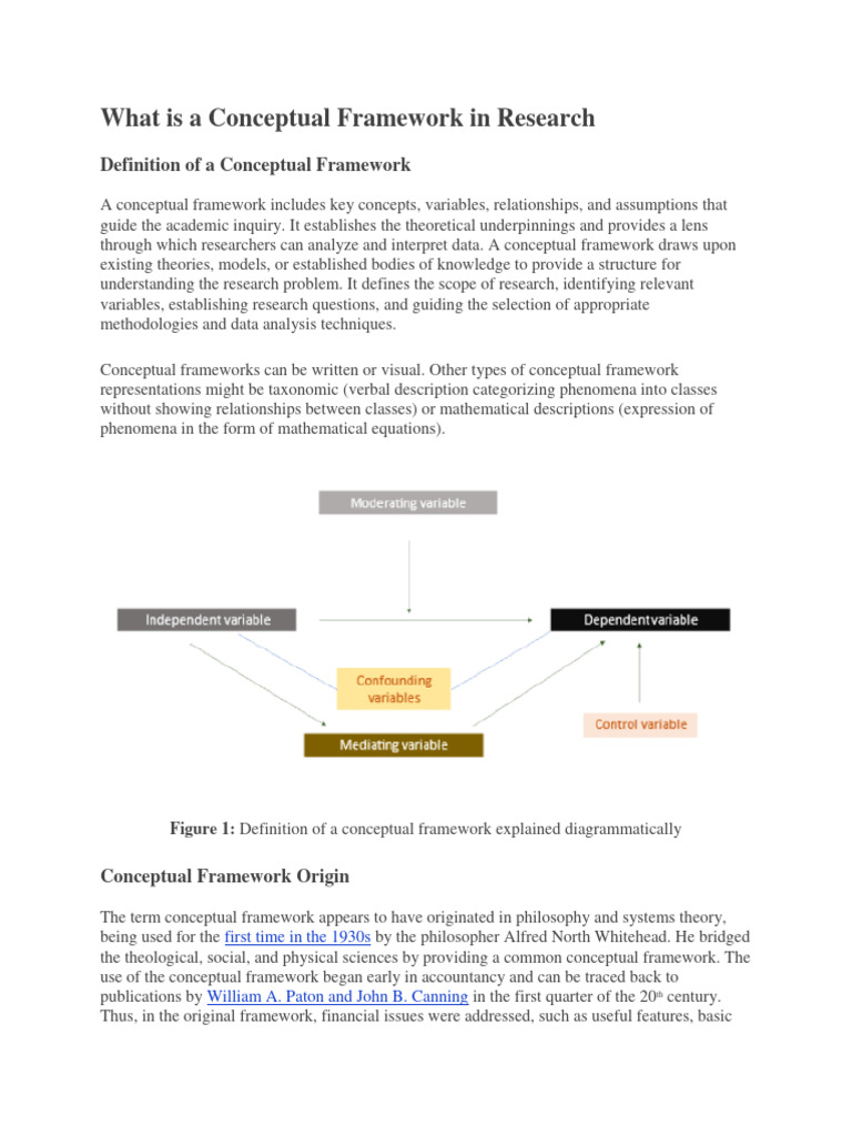 Conceptual Framework | PDF