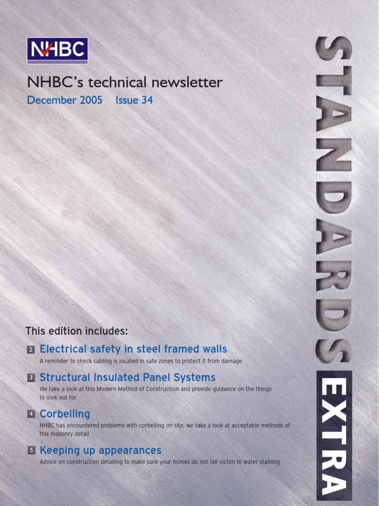 NHBC Brick Corbel Ling | PDF | Framing (Construction) | Wall