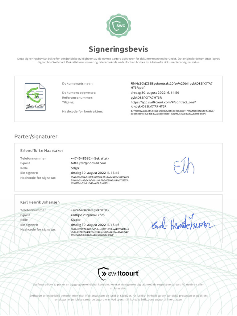 Sign Certificate PykkD8SfxXTA7HT6R | PDF