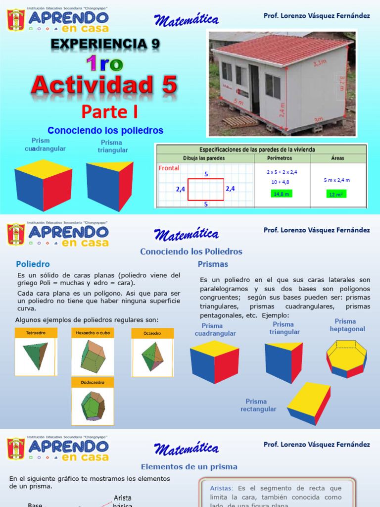EXPPERIENCIA - ACT. 5 - 1RO y 2DO - 15 NOVIEMBRE | PDF