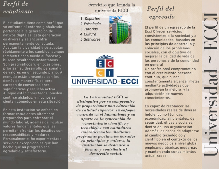 Brochure ECCI - Gabriel Felipe López V | PDF | Desarrollo personal