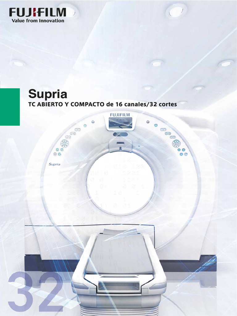 Tomógrafo Supria-16 Fujifilm | PDF
