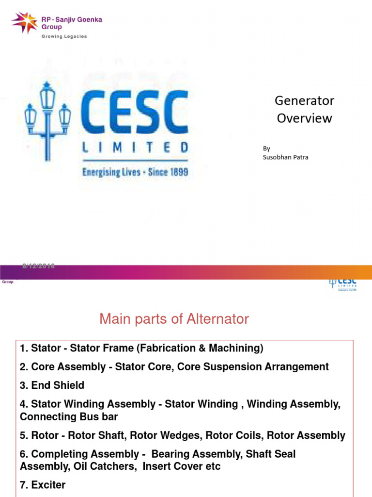 Generator | PDF | Relay | Electric Generator