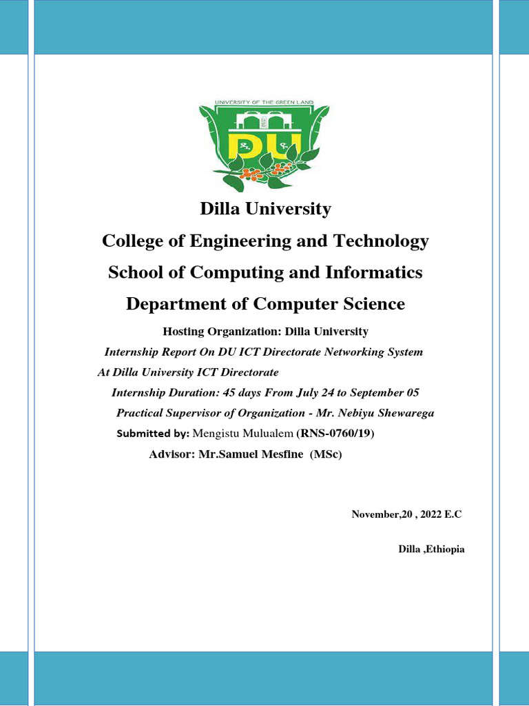 Mengistu 2 | PDF | Information Technology | Computer Network