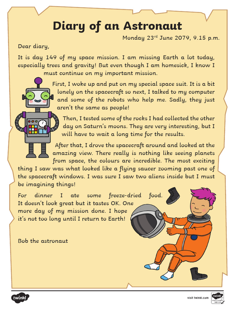 Diary of An Astronaut | PDF