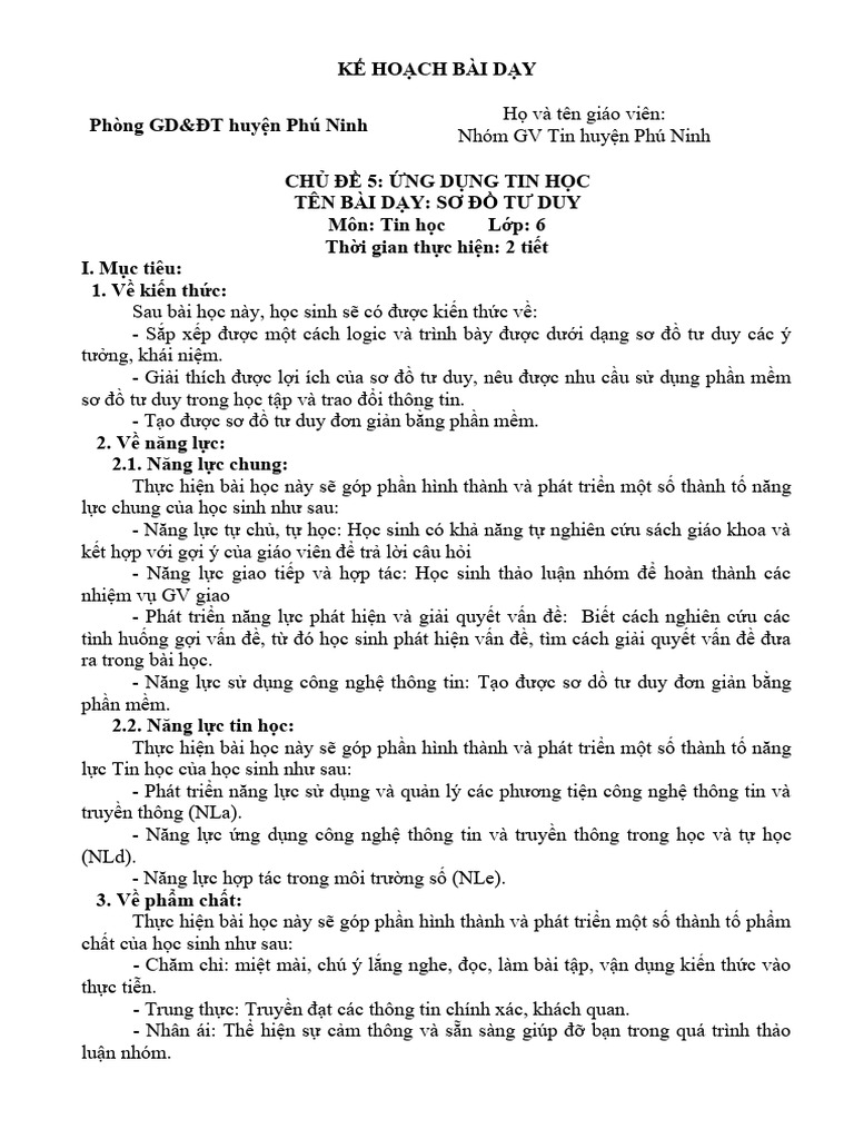 Bai 10 - So Do Tu Duy | PDF