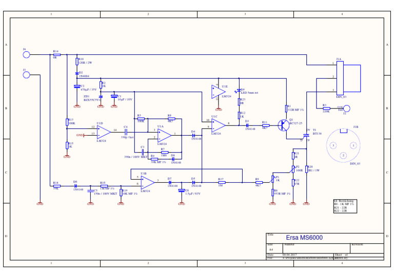 Adi Statie Lipit Ersa MS6000 Schema | PDF