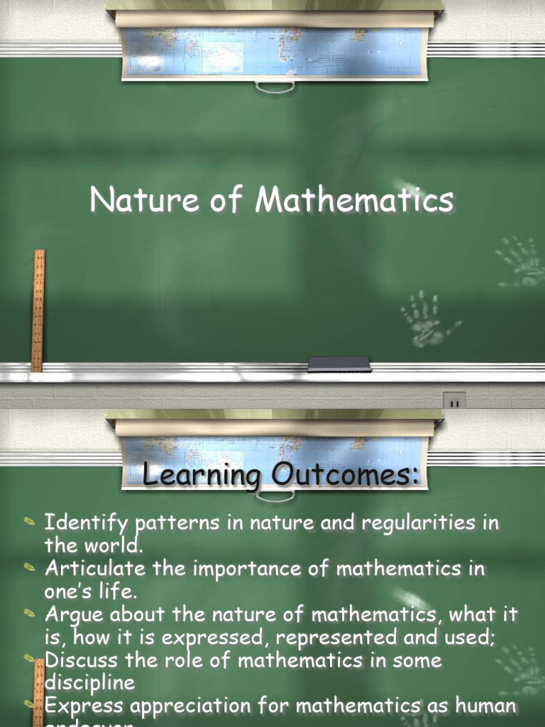 1 The Nature of Math | PDF | Area | Pattern