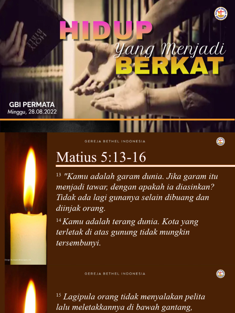 Hidup Yang Menjadi Berkat | PDF