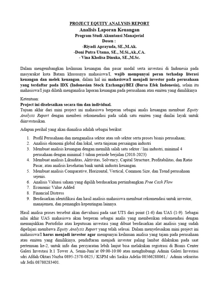 Mini Project ALK 2023 | PDF