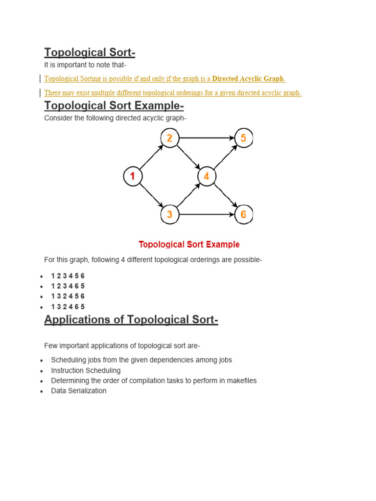 Topological Sorting Example | PDF Topological Sorting Example | PDF