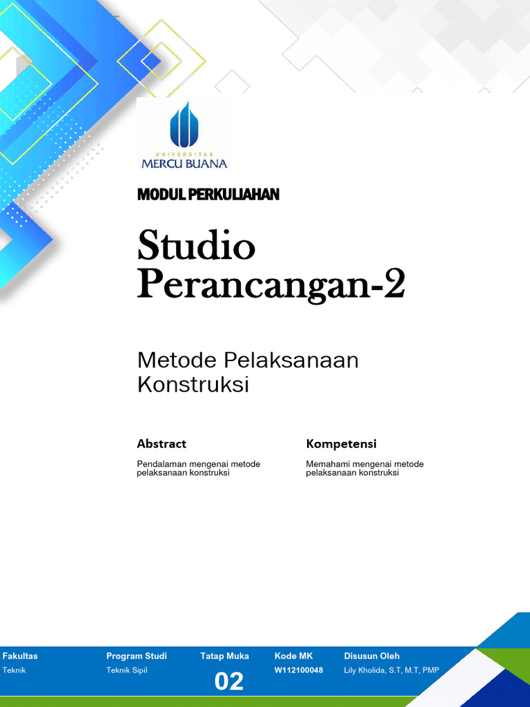 Modul 2 Studio Perancangan-2 | PDF