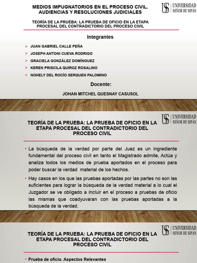 Teoria de La Prueba | PDF | Evidencia (ley) | Ley procesal