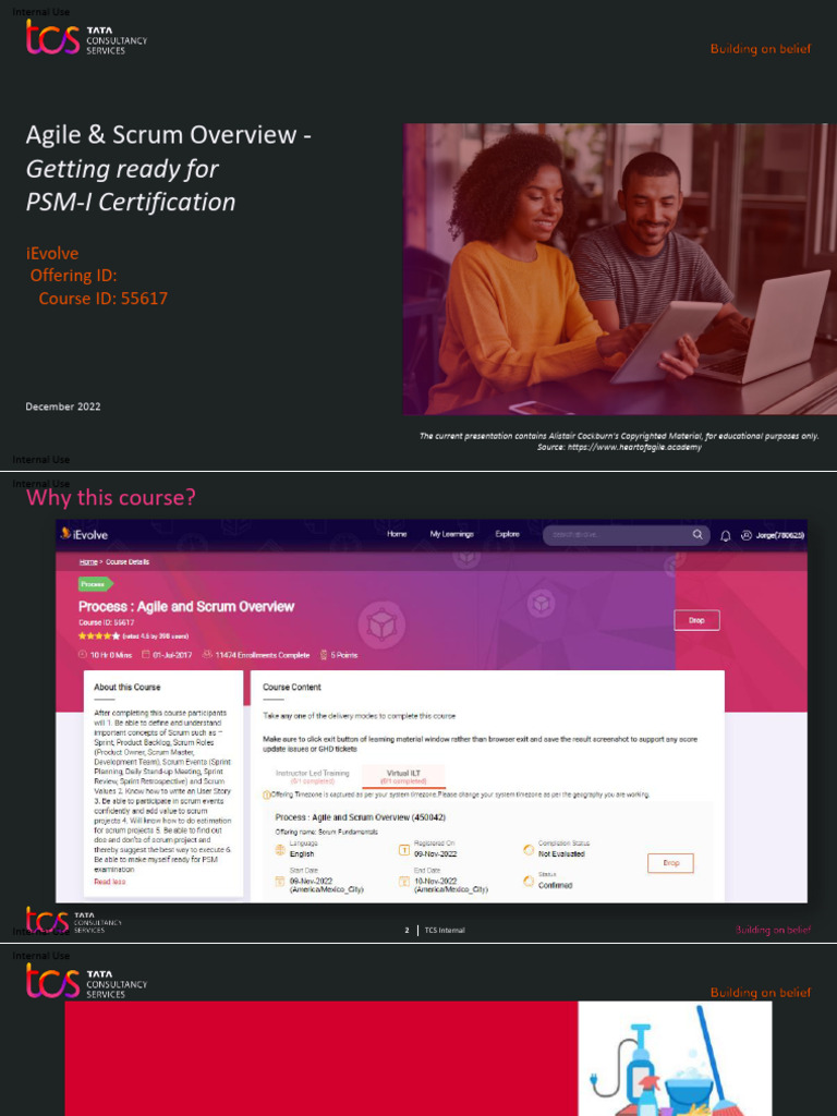 Agile and Scrum Overview - Getting Ready For PSM-I | PDF | Scrum (Software Development) | Agile ...