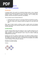S2 Chemistry Notes | PDF | Chemical Bond | Science & Mathematics