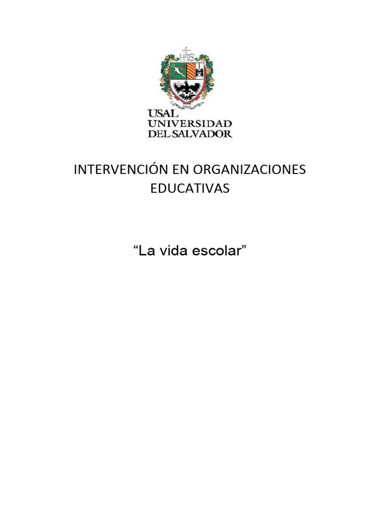 La Vida Escolar | PDF