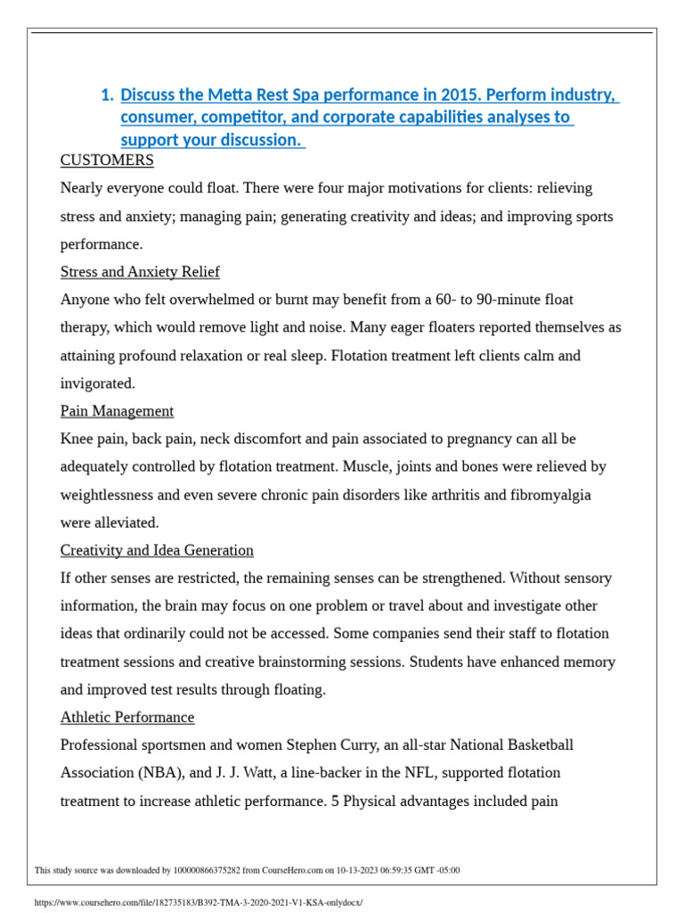 B392 TMA 3 2020 2021 V1 KSA Only | PDF | Career & Growth | Business