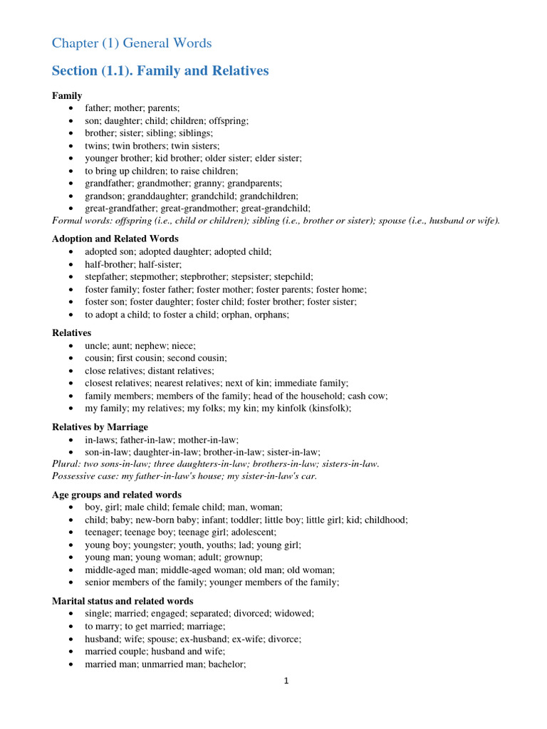 Vocabulary - General Words | PDF | Controlled Access Highway | Street