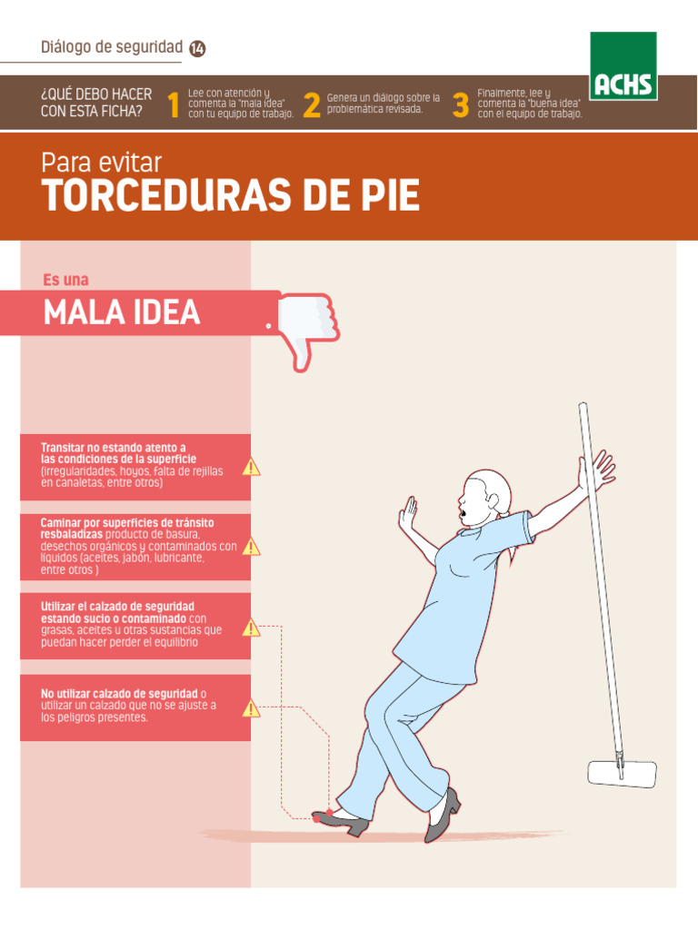 Prevención de Torceduras de Pie | PDF