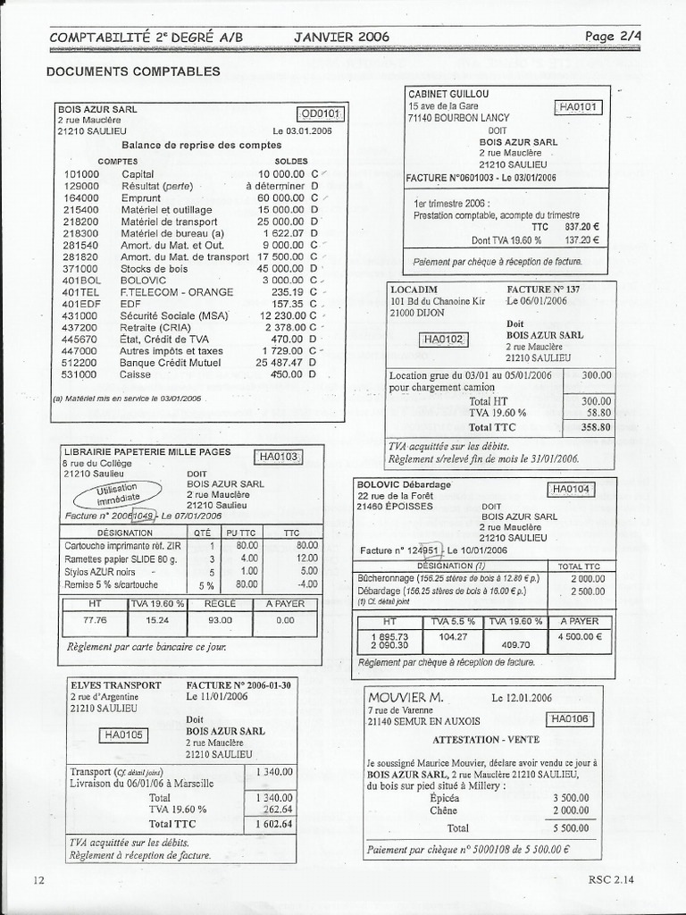 Exercice Compta 4 Pdf