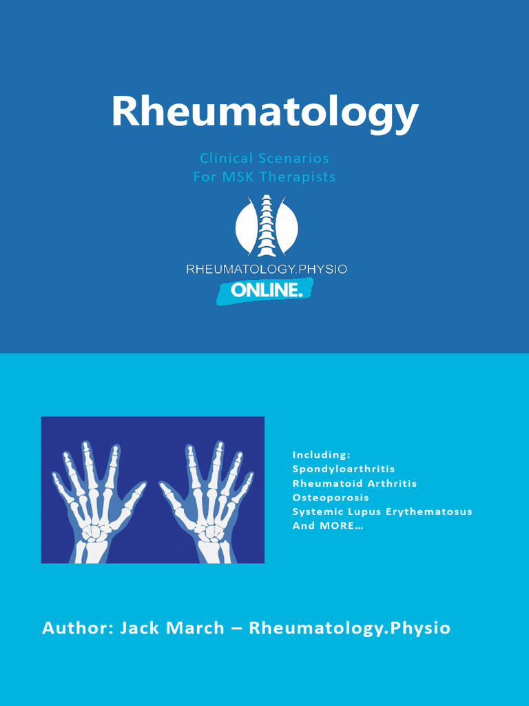 Rheumatology Clinical Scenarios Ebook p2gnjr | PDF | Arthritis | Rheumatoid Arthritis